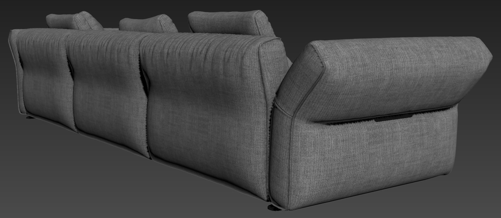 Flexform Newbridge Sofa 3D Model - TurboSquid 1309382