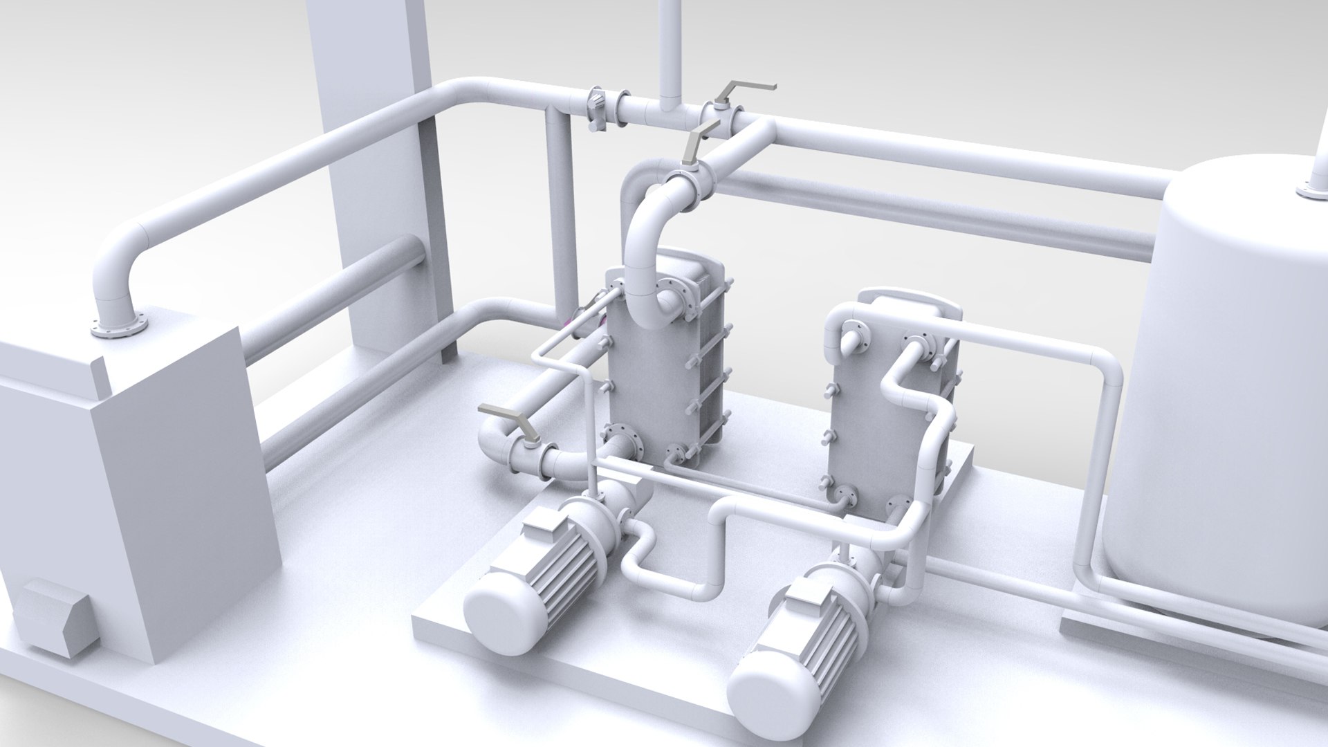 Boiler room 3D model - TurboSquid 1670916