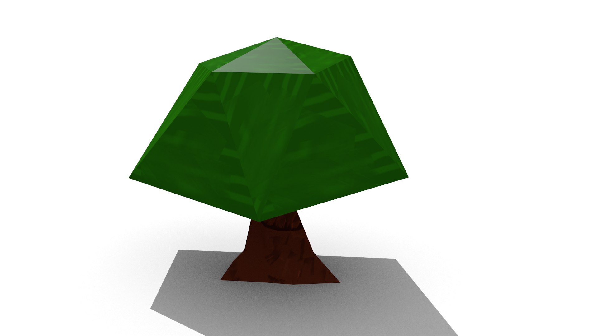 4 Trees 3d Model