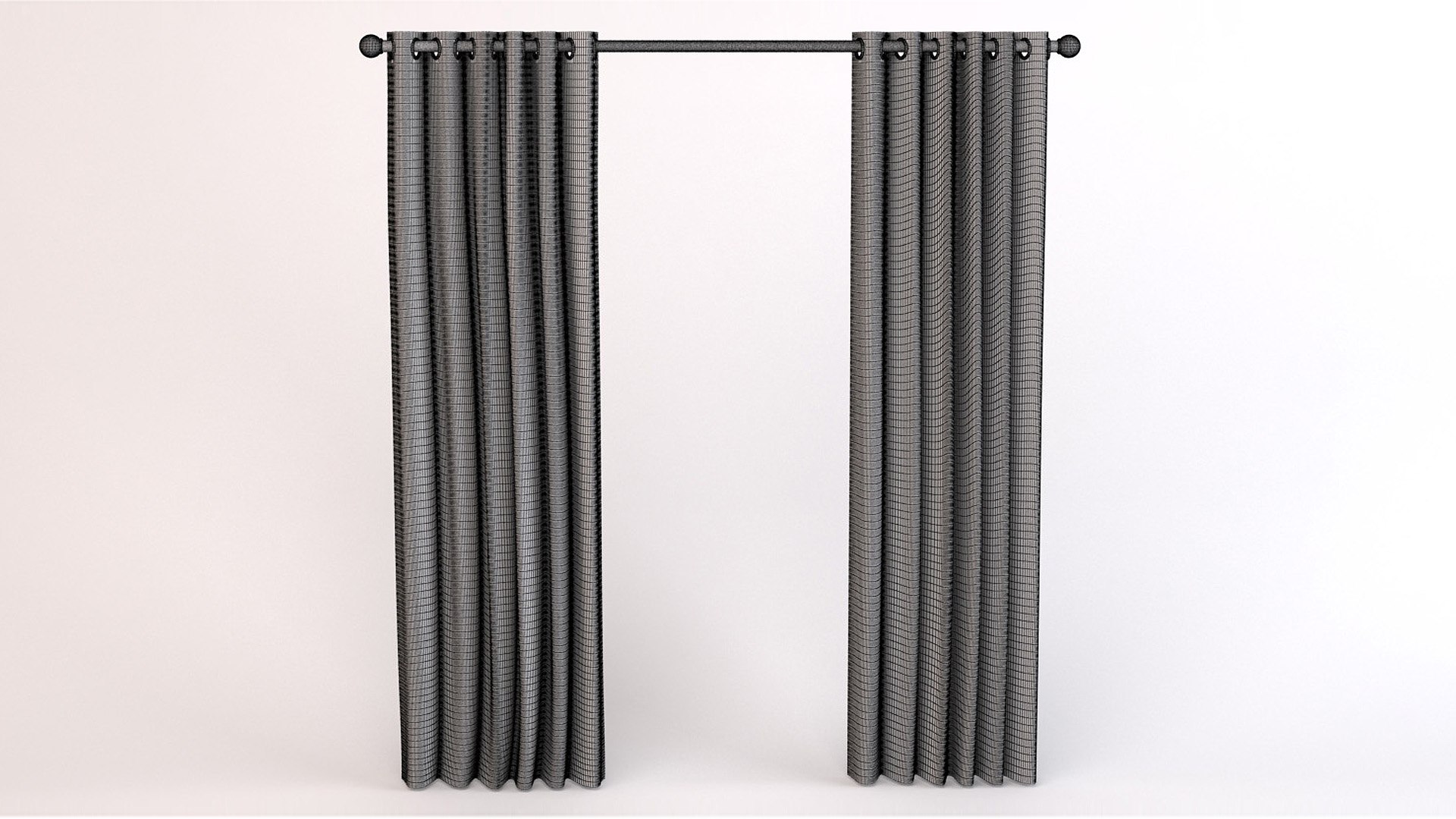 Drapes Contemporary 3D Model - TurboSquid 1422663