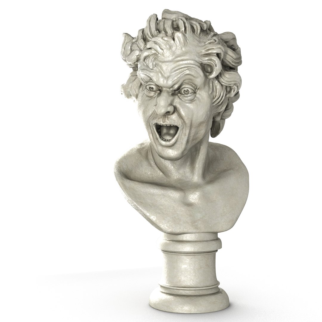3d Model Damned Soul Lorenzo Bernini