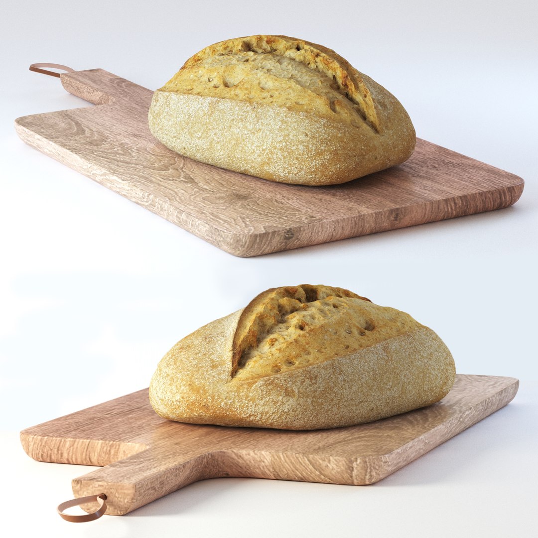 Bread 3D Model - TurboSquid 1380167
