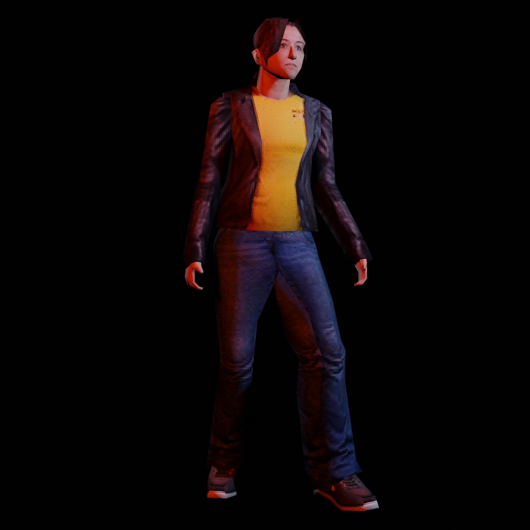 PSX PS1 Female Character 1 Model - TurboSquid 2288695