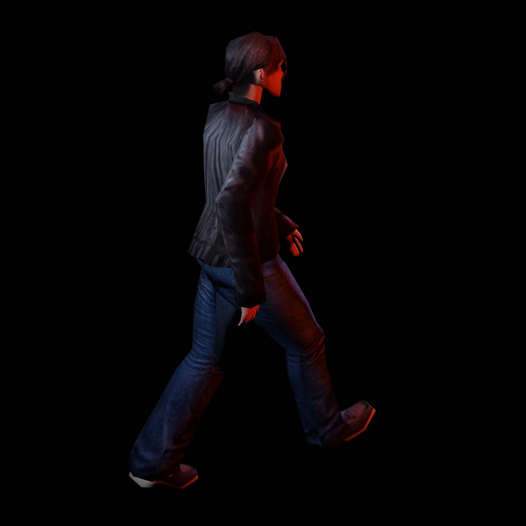 PSX PS1 Female Character 1 Model - TurboSquid 2288695
