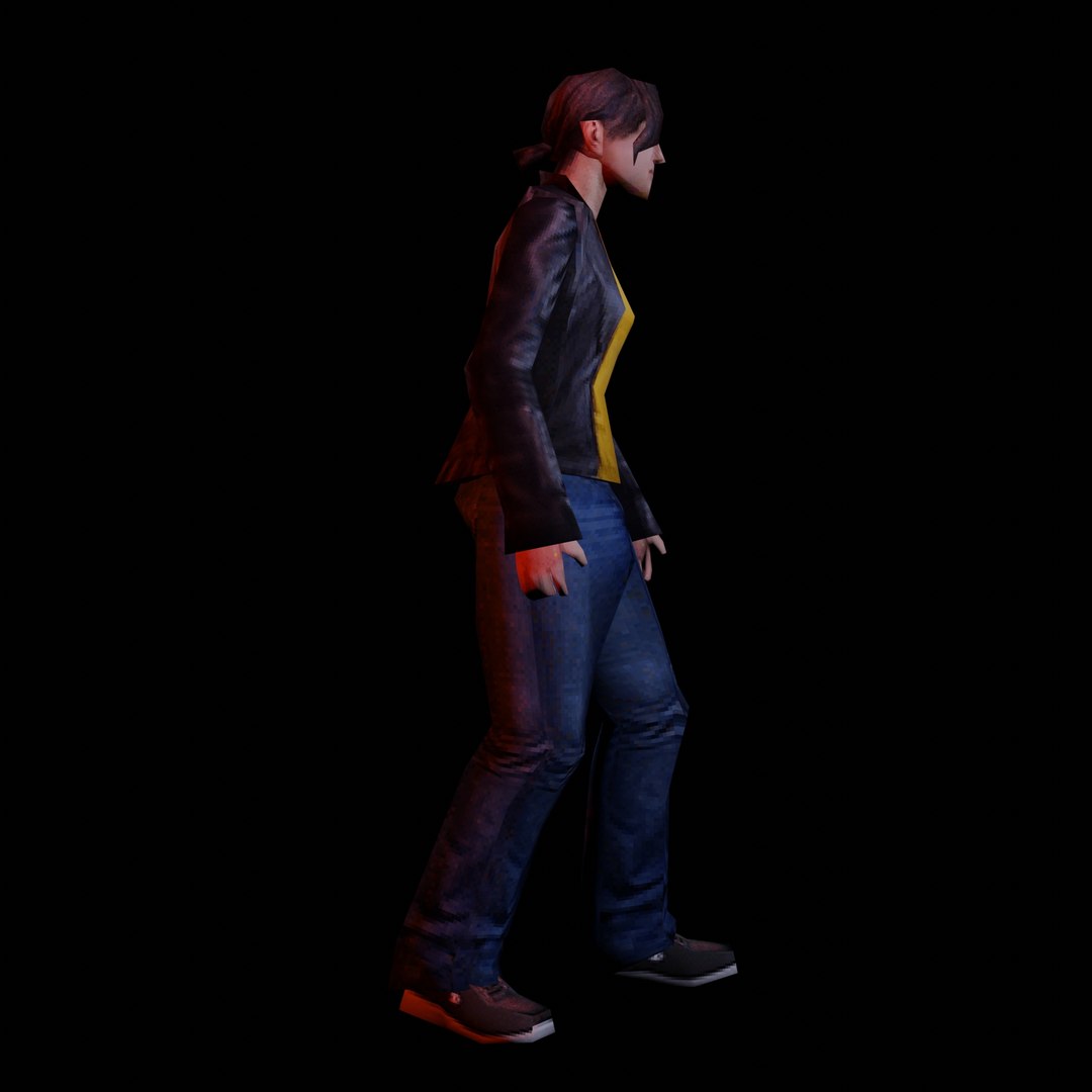 PSX PS1 Female Character 1 Model - TurboSquid 2288695