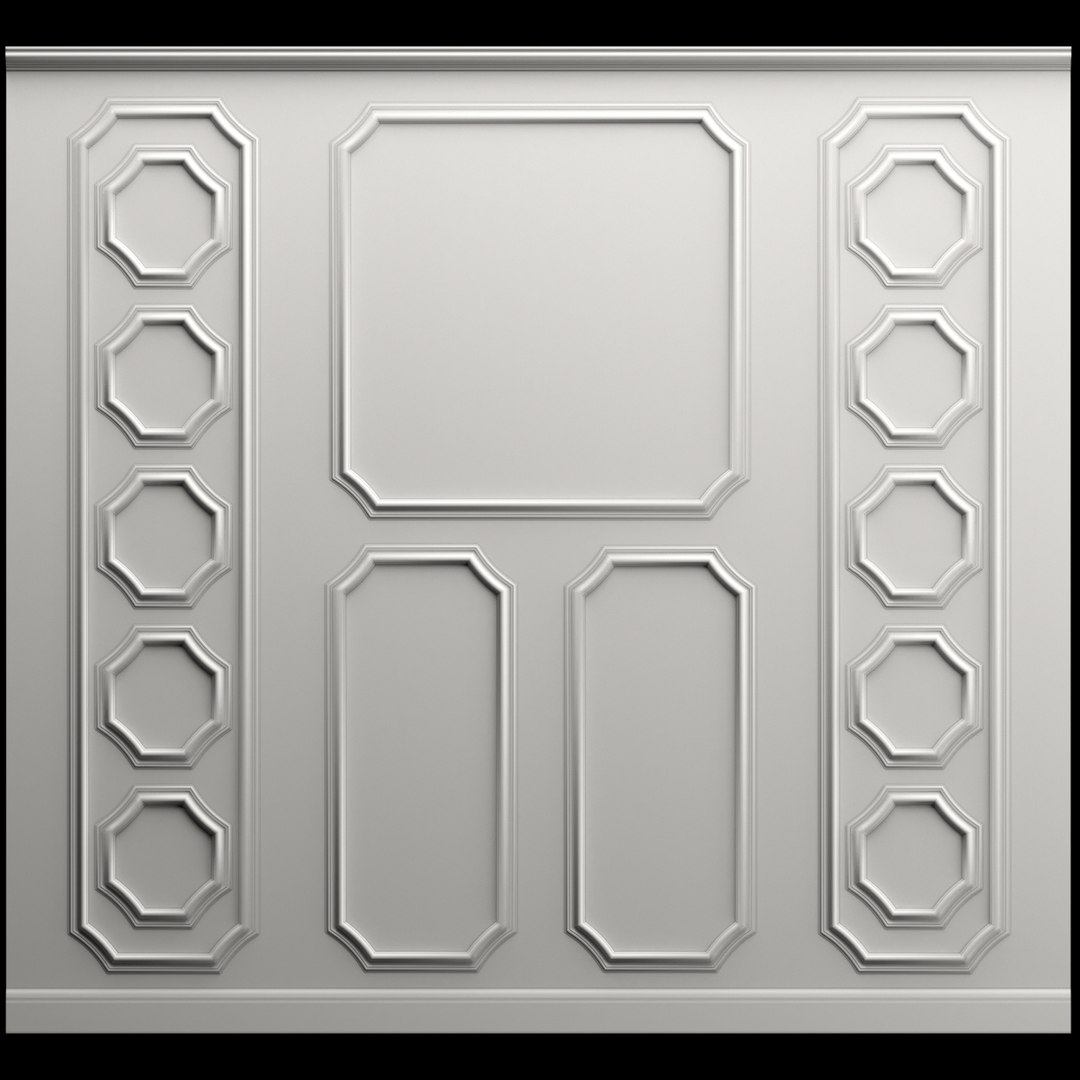 Molding Wall 3D Model - TurboSquid 1480978