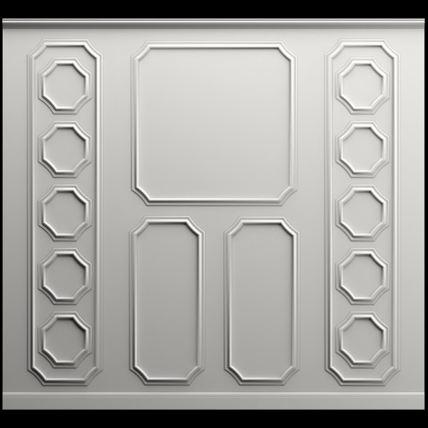 Molding wall 3D model - TurboSquid 1480978