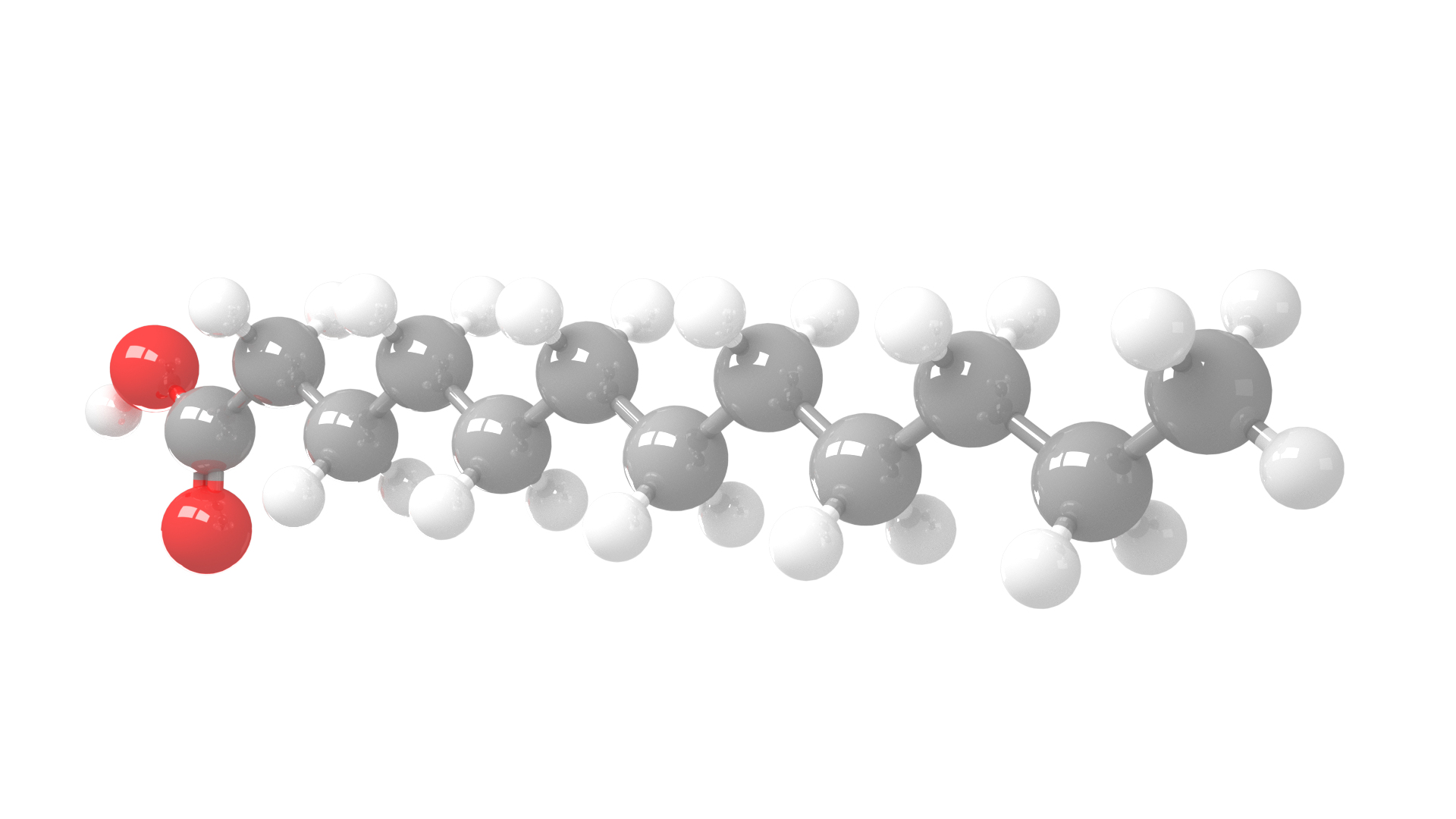 3D Lauric acid - C12H24O2 Molecular Structure - TurboSquid 1752728
