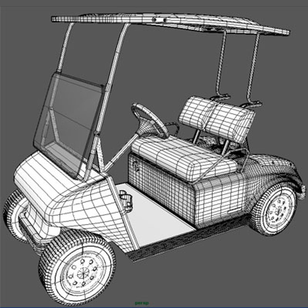 3d Model Golf Cart