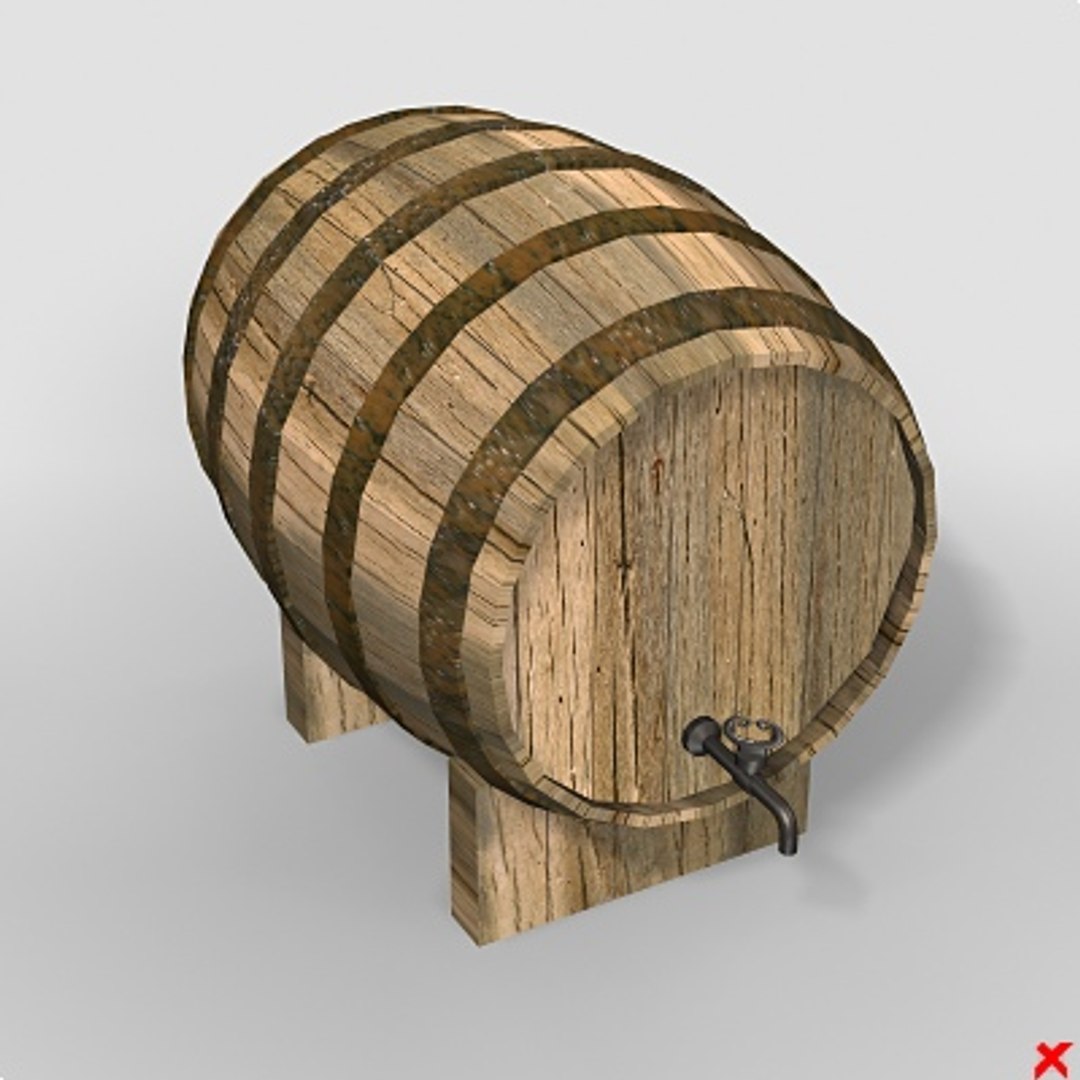 3d Model Barrel