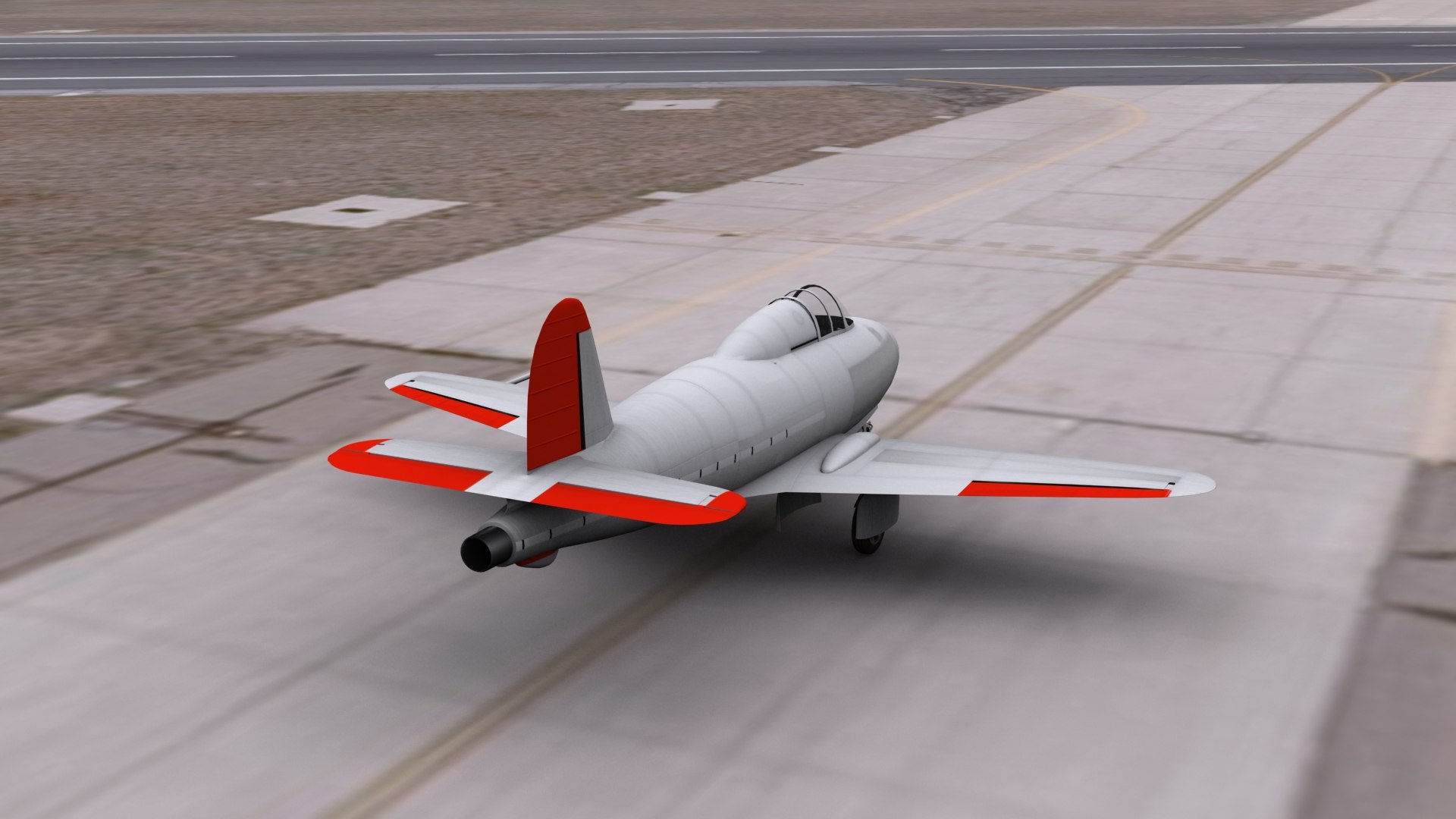 3D Gloster E28-39 Pioneer Jet Prototype - TurboSquid 2081563