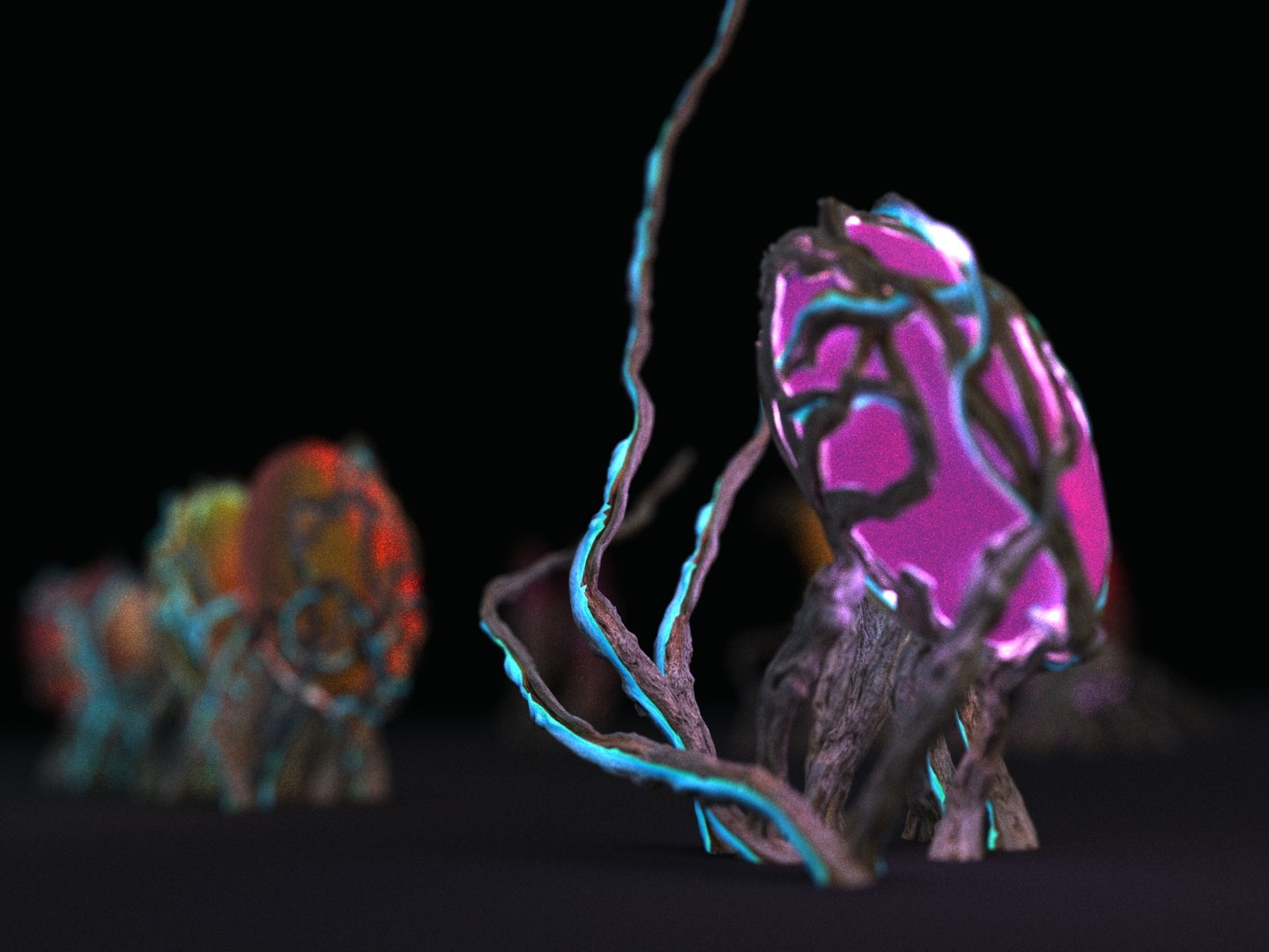 3D Alien Plants Pack 18 Model - TurboSquid 1239866