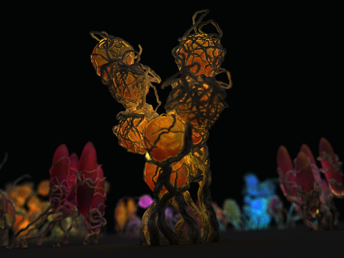 3D Alien Plants Pack 18 Model - TurboSquid 1239866