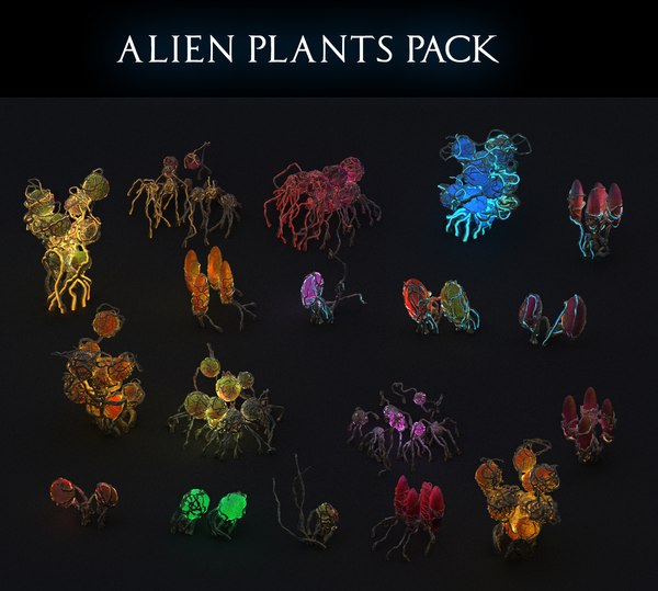3D plants ocean - alien - TurboSquid 1366864
