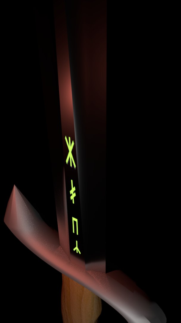 3D Dagger Runes Glow - TurboSquid 1222047