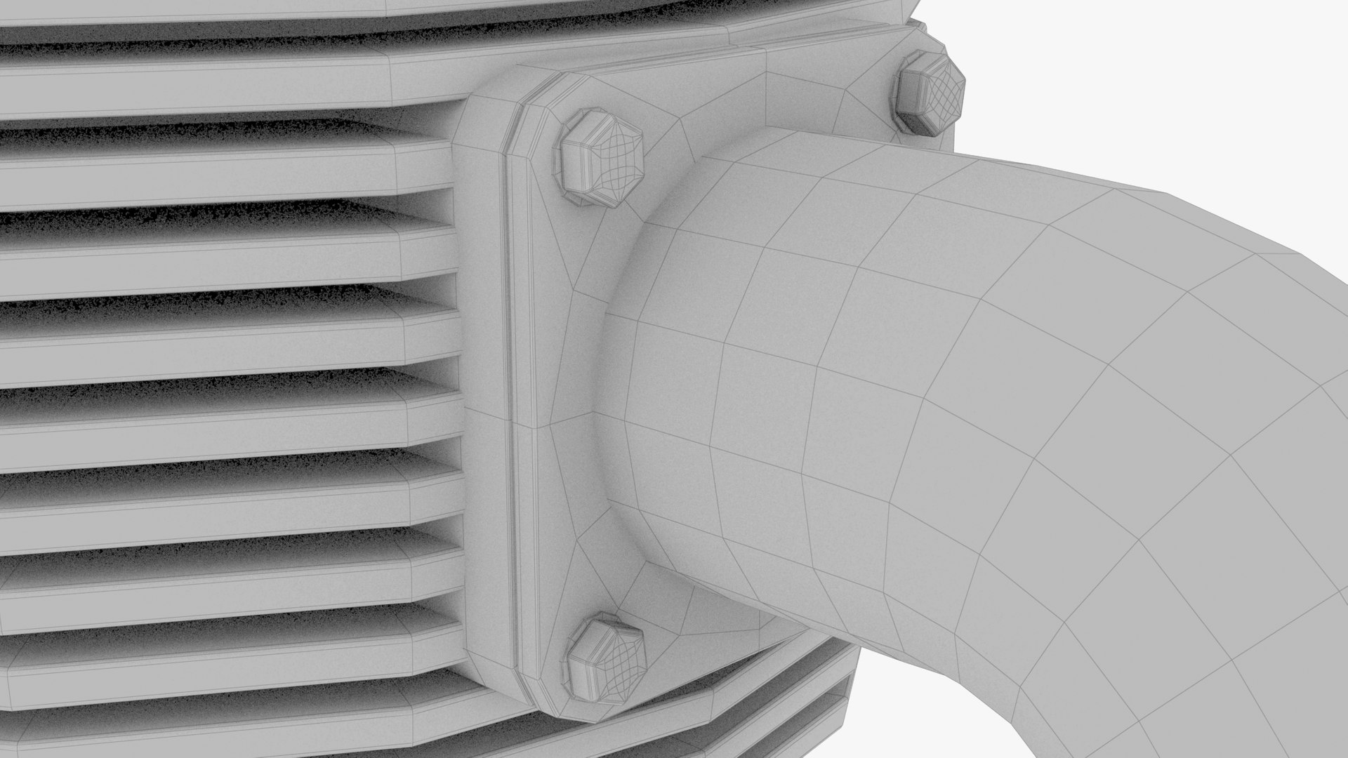 3D Model Motorcycle Engine Cylinder Mesh V1 - TurboSquid 1862962