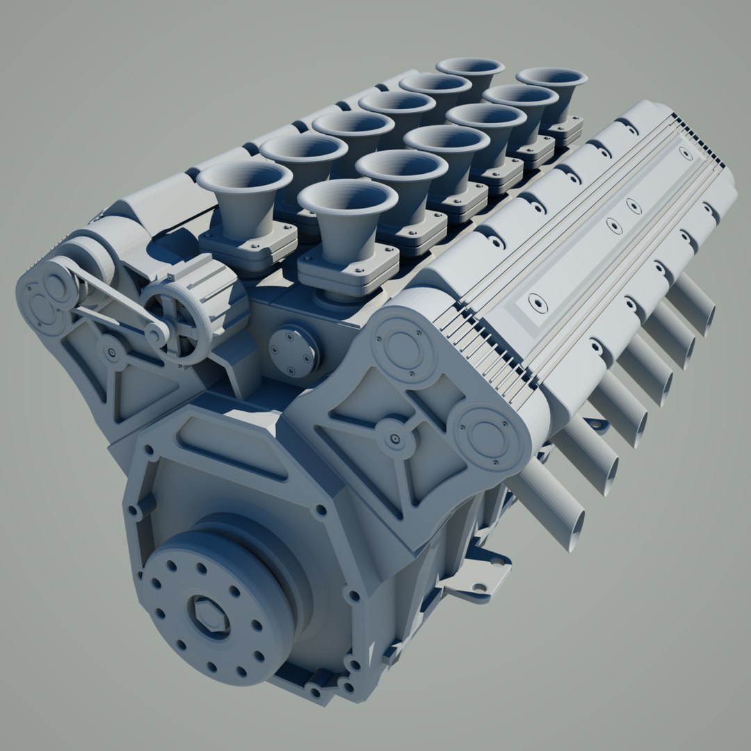 3d V12 Engine