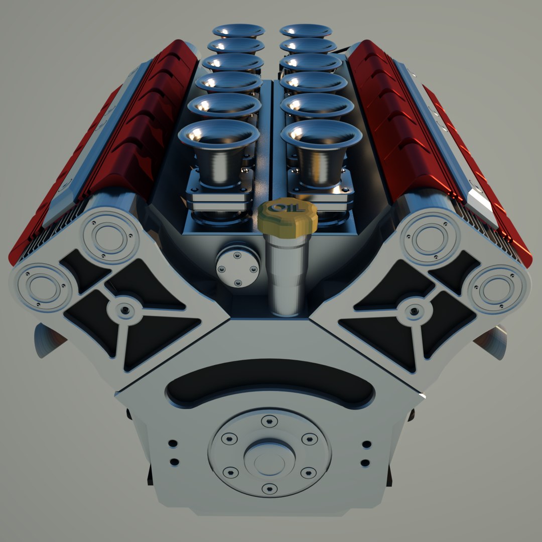 3d V12 Engine