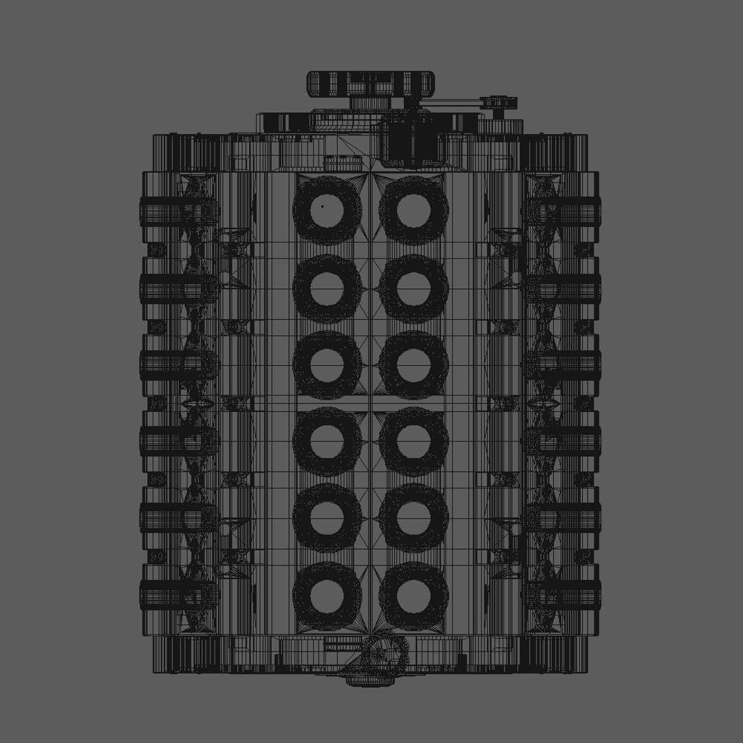 3d V12 Engine