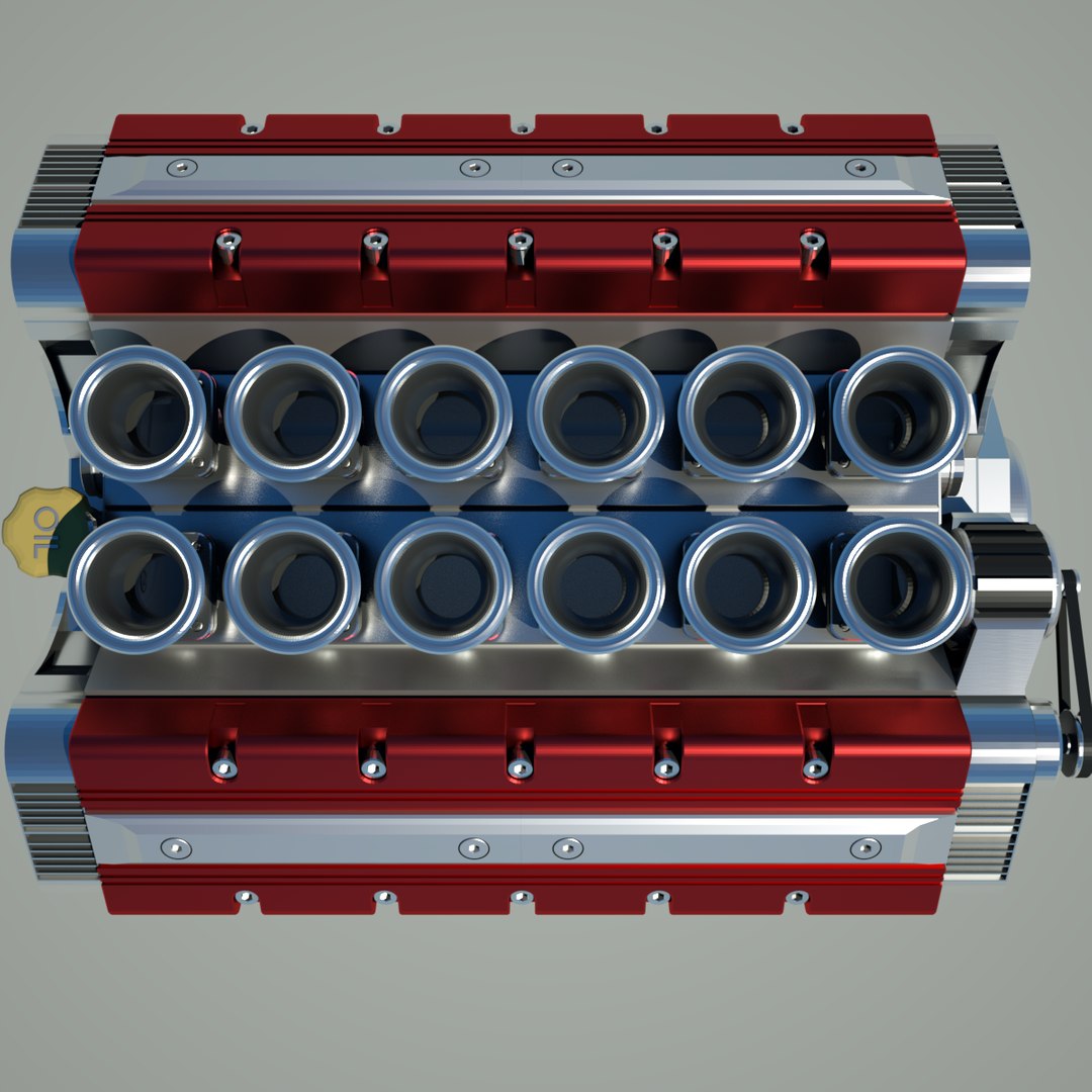 3d V12 Engine