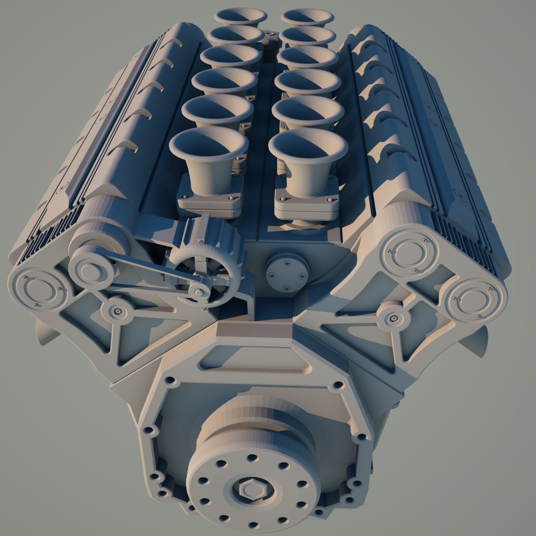 3d V12 Engine