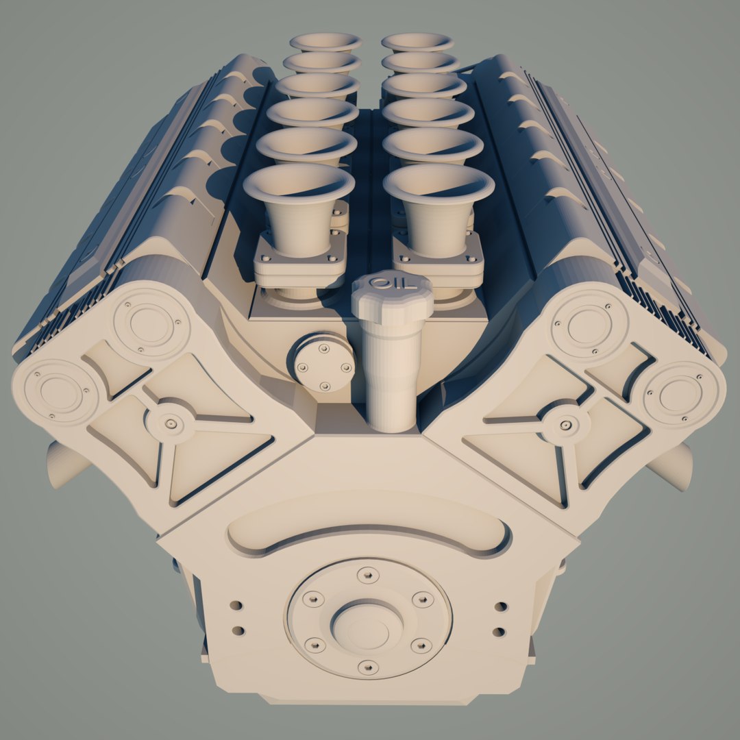 3d V12 Engine