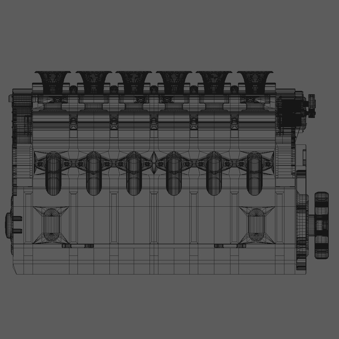 3d V12 Engine