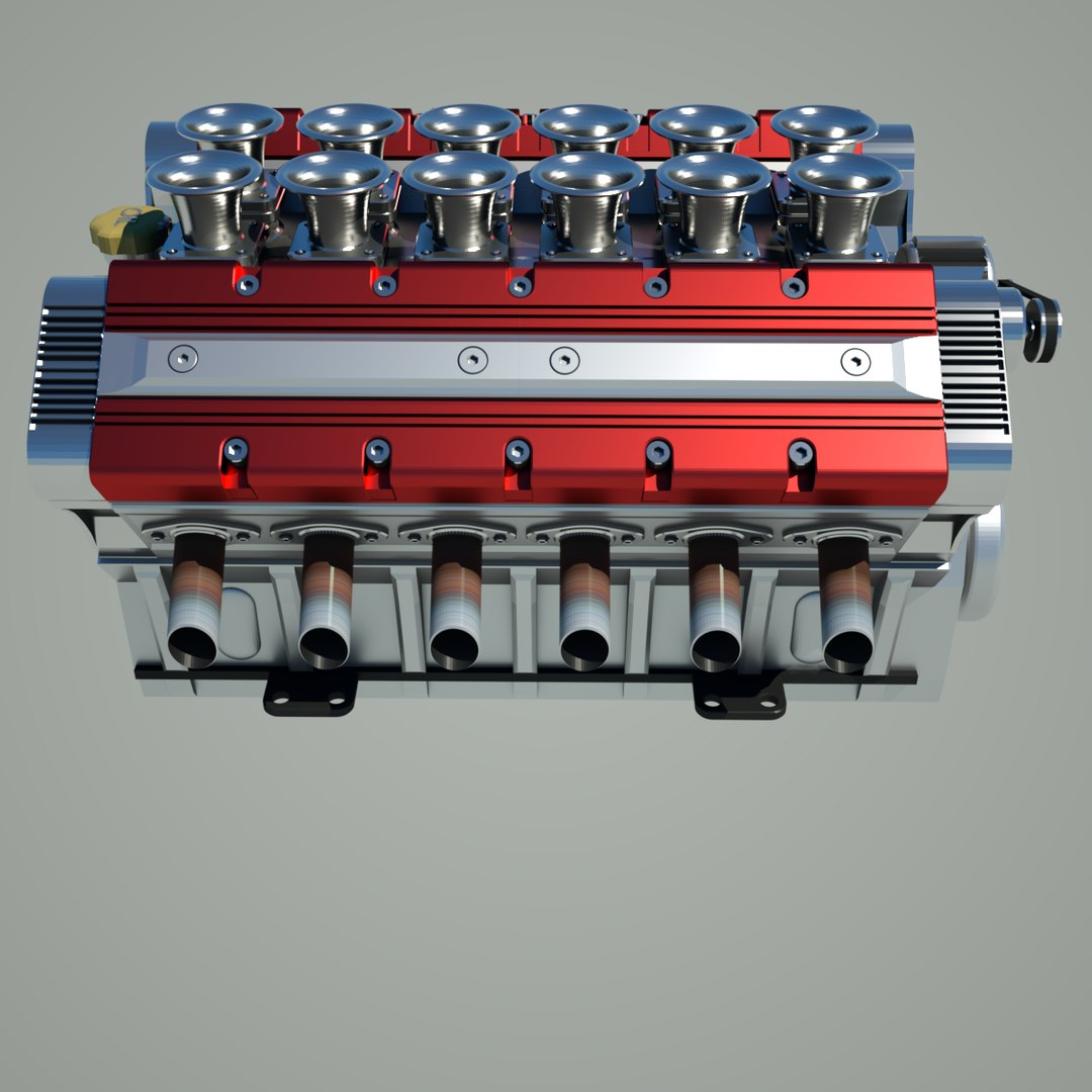 3d V12 Engine