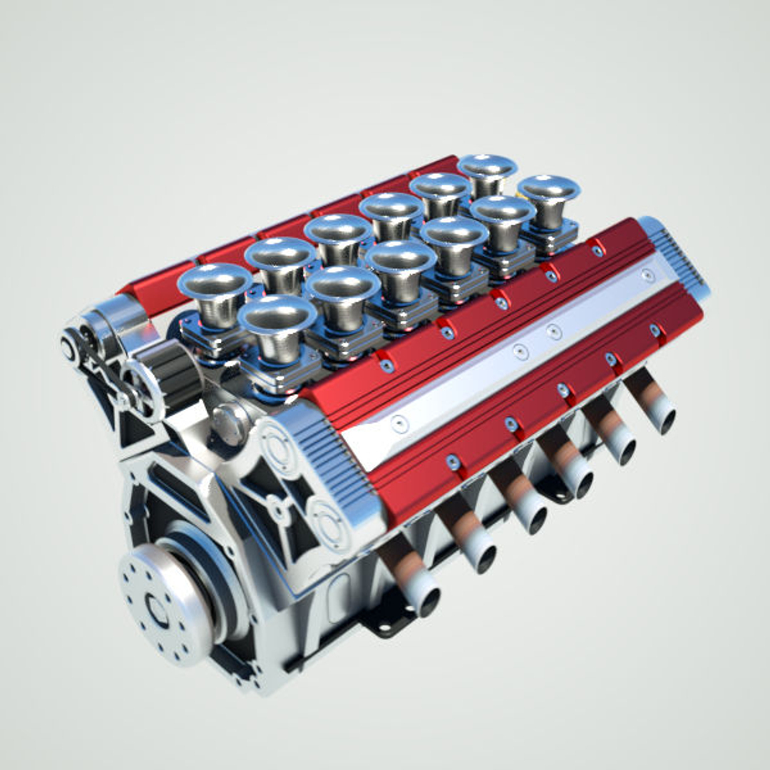 3d V12 Engine