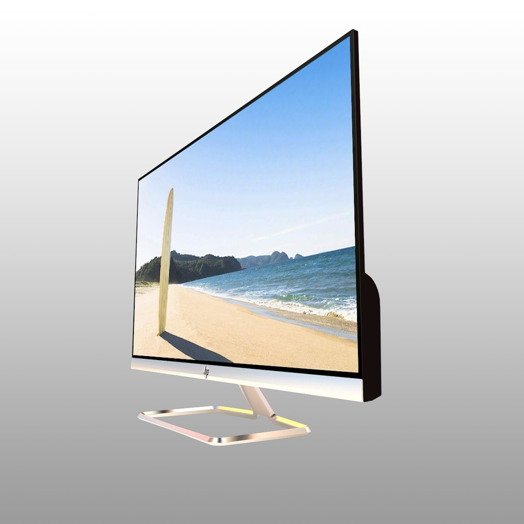 3D Monitor Hp - TurboSquid 1490195