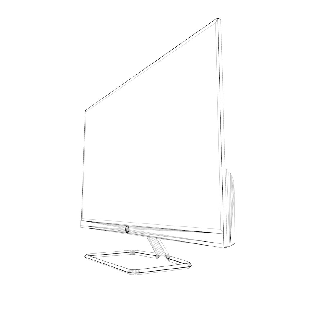 3D Monitor Hp - TurboSquid 1490195