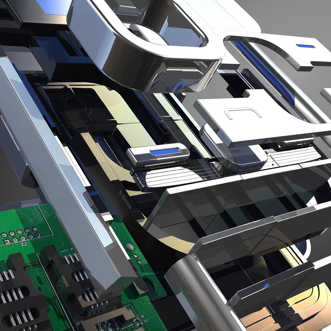 3d generic cellular phone transformation model