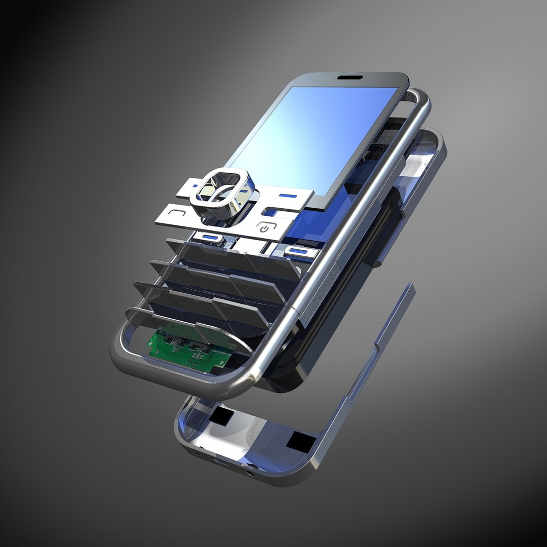3d generic cellular phone transformation model