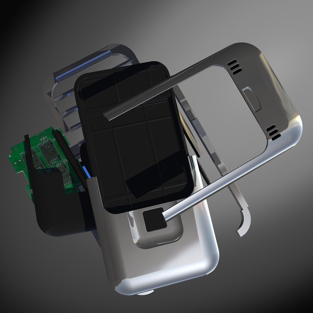 3d generic cellular phone transformation model