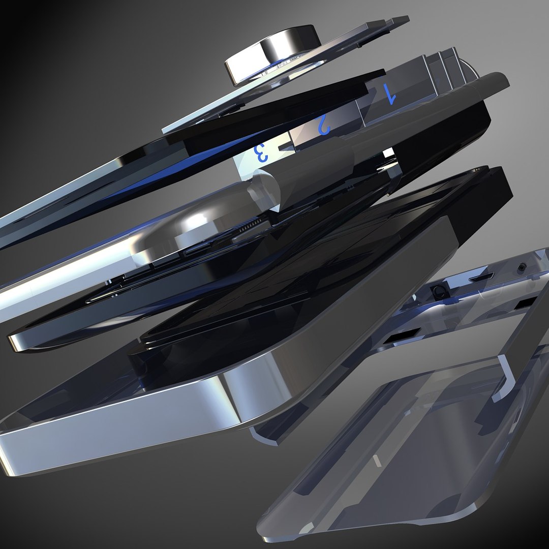 3d generic cellular phone transformation model