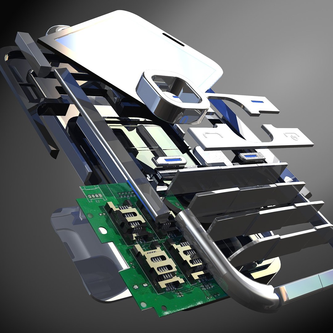 3d generic cellular phone transformation model