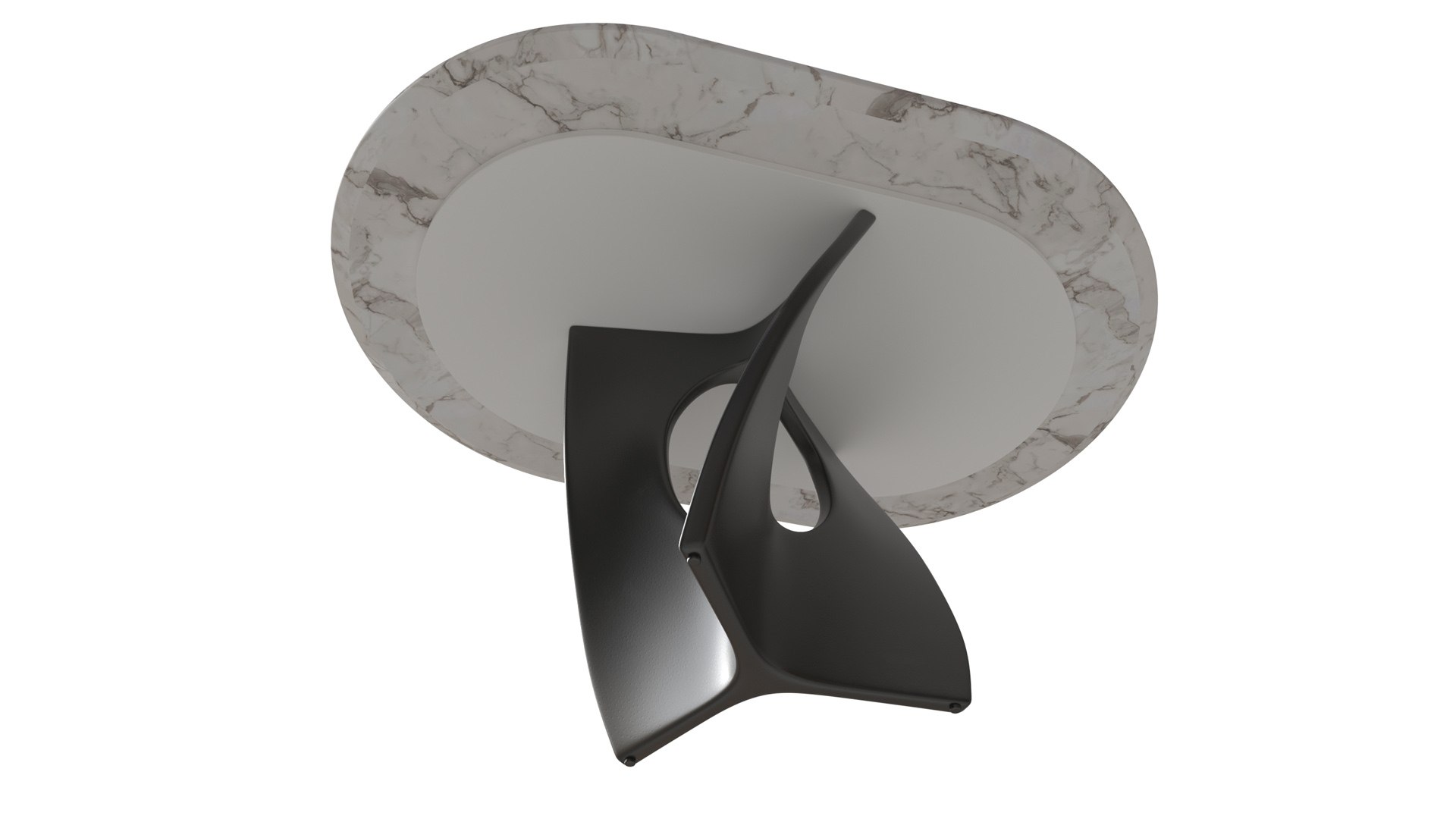 HOTHING UNLIMITED Marble Dining Table With Central Base 3D Model ...