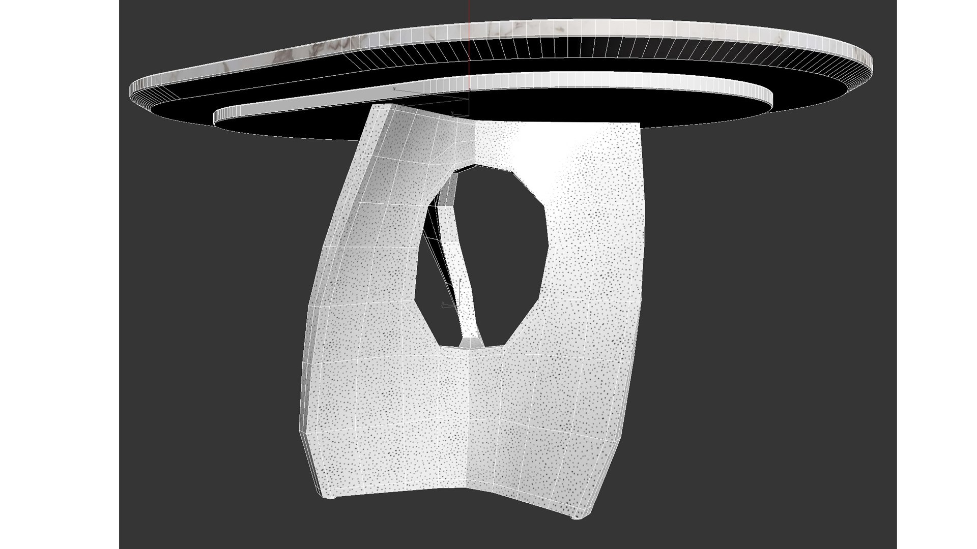 HOTHING UNLIMITED Marble Dining Table With Central Base 3D Model ...