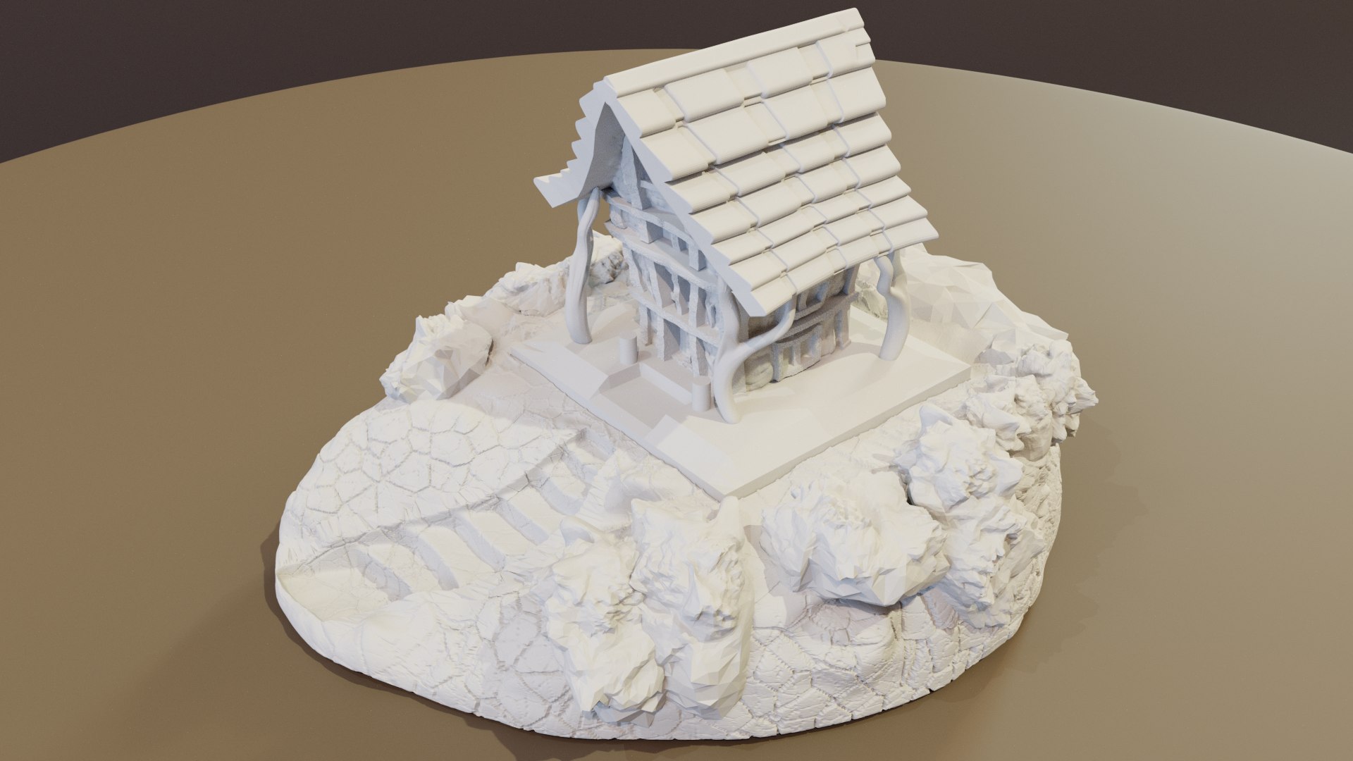 3D Medieval Witch House Model - TurboSquid 2365483