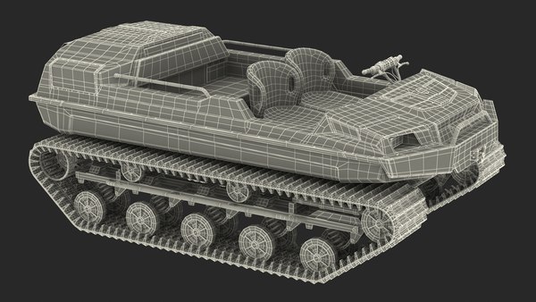 Tinger Multi Purpose Track Vehicle No Roof Red 3D model - TurboSquid ...