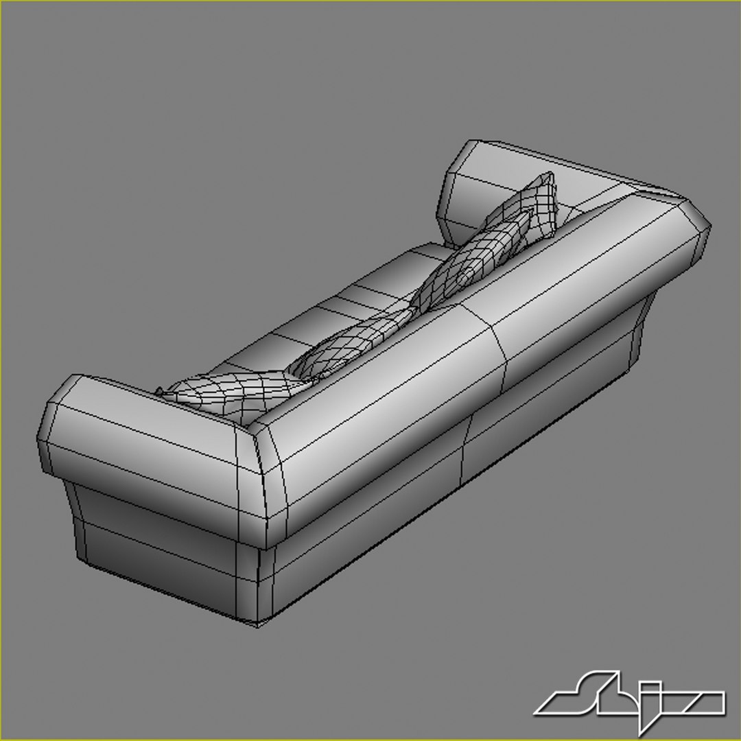 Big Divan 3d Model