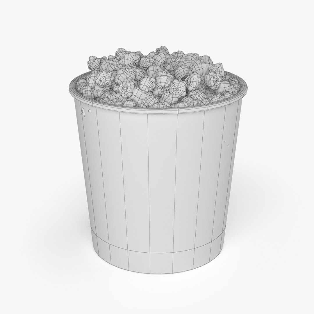 3d Popcorn Big Model