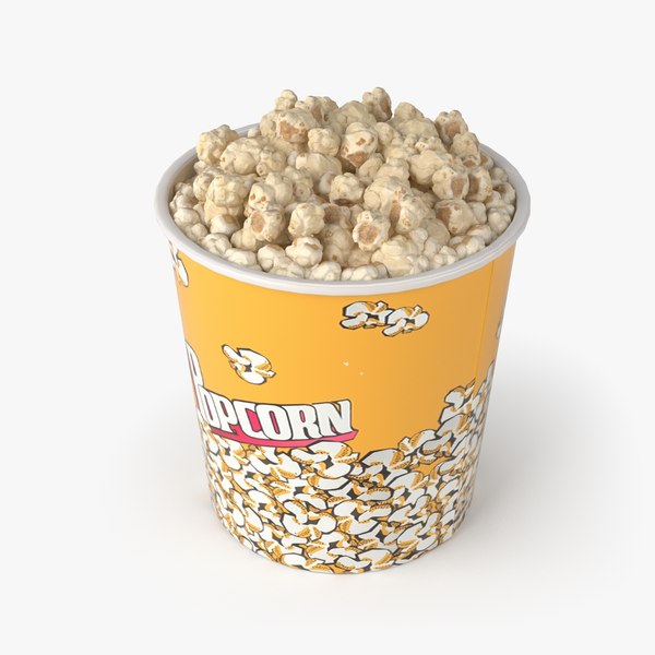 Realistic Popcorn Collection model - TurboSquid 1830917