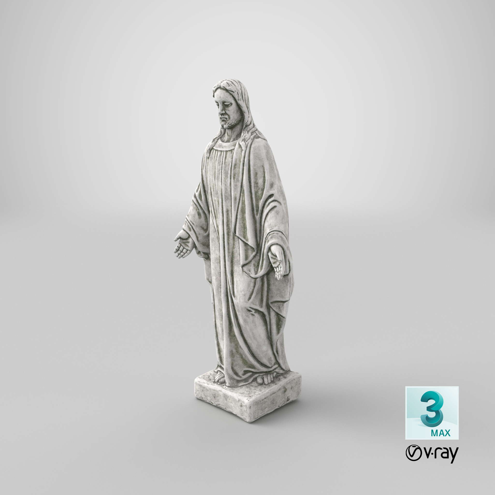 Jesus Christus Statue 3D-Modell - TurboSquid 1332946