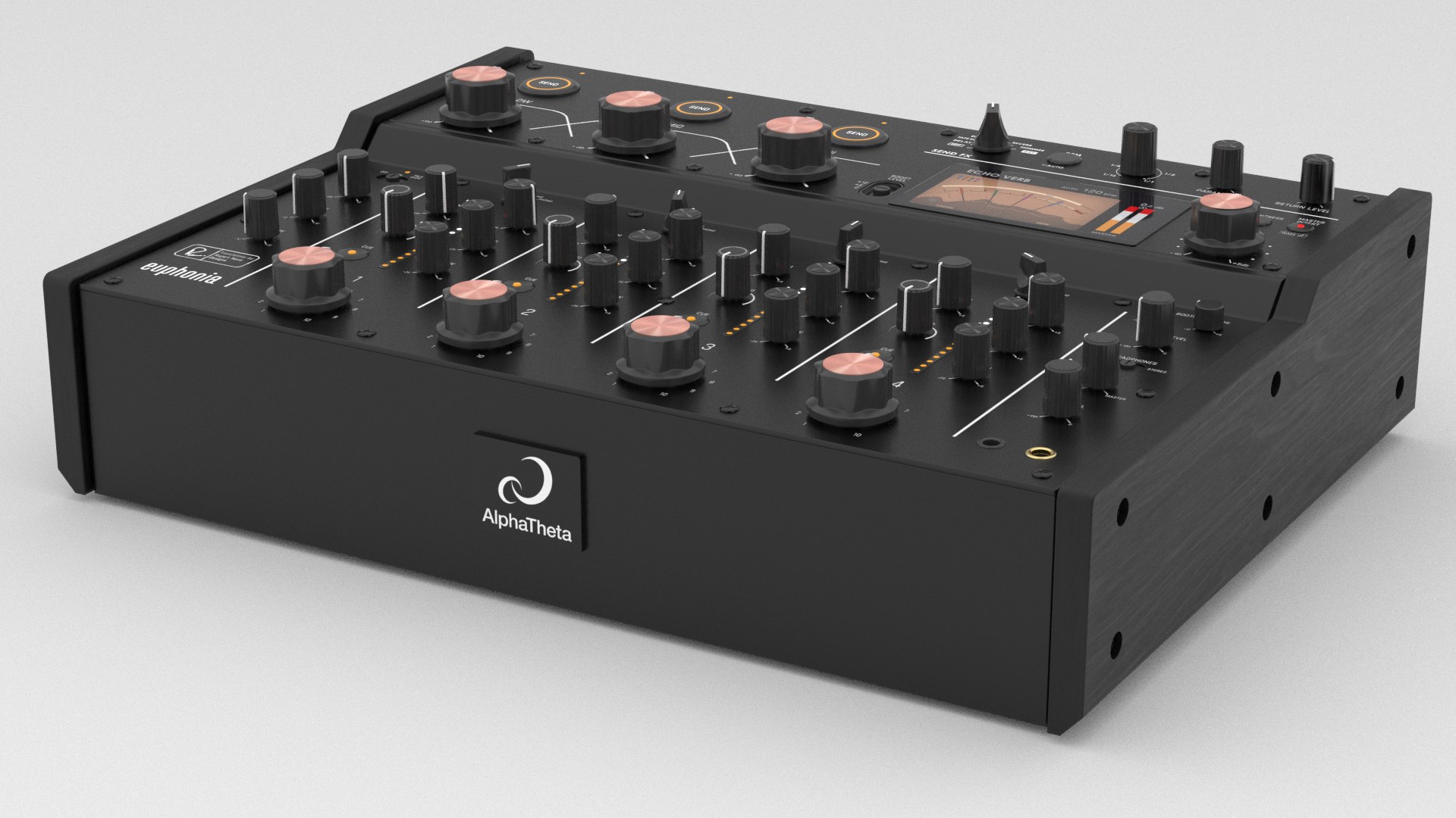 3D Professional 4-channel Rotary Mixer Pioneer Euphonia AlphaTheta ...