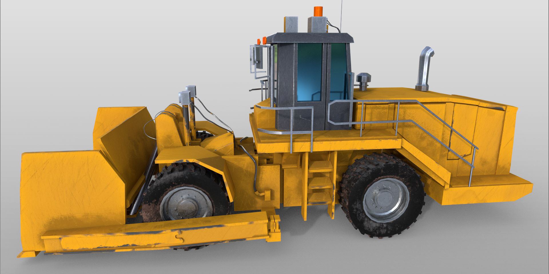 3D dozer - TurboSquid 1548323