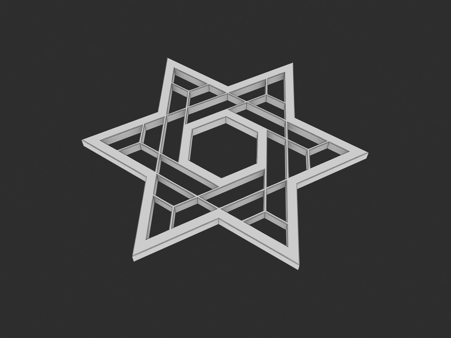 3D Model Star David - TurboSquid 1429661