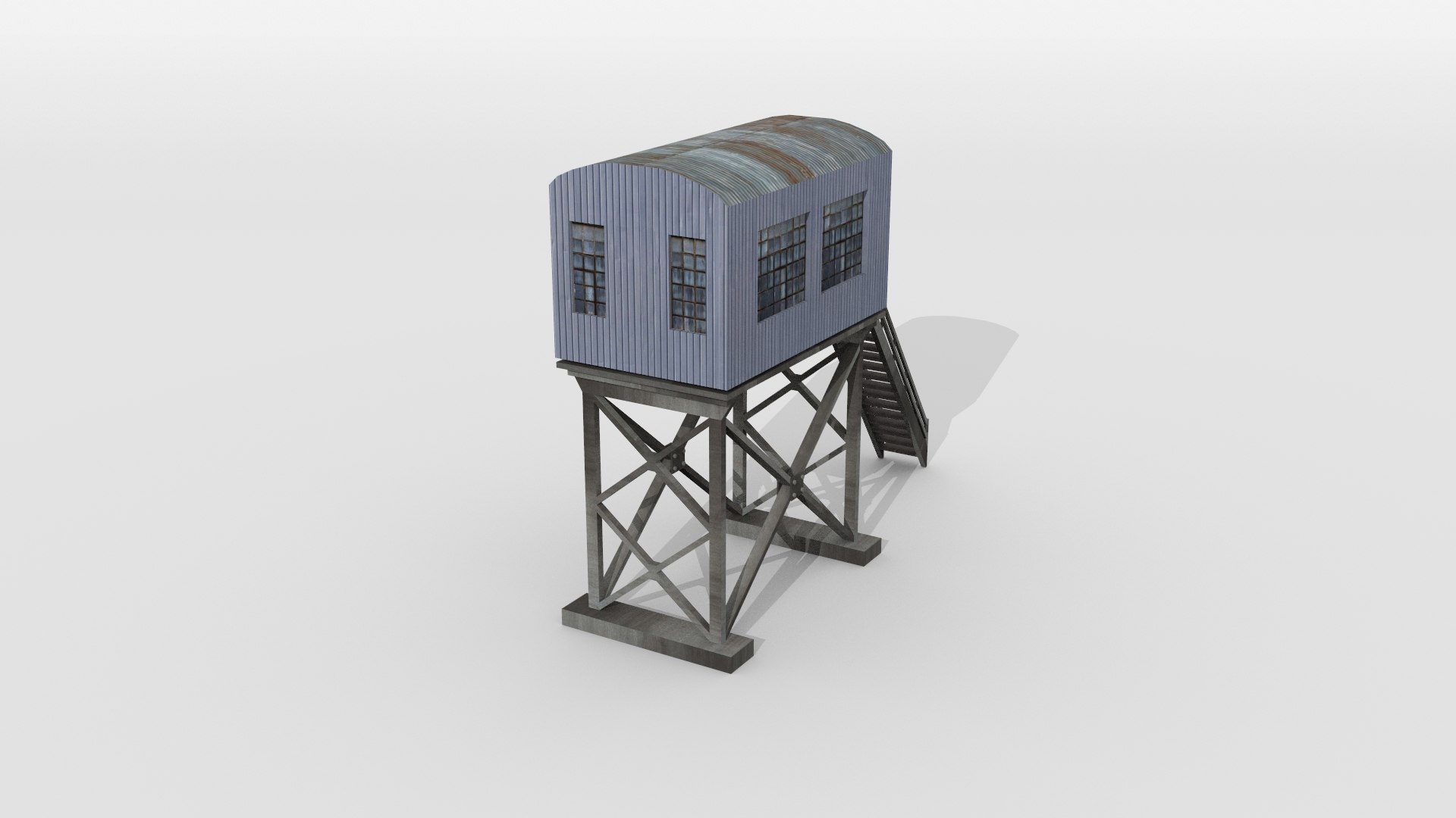 Historical Signal Tower 3D - TurboSquid 1404956