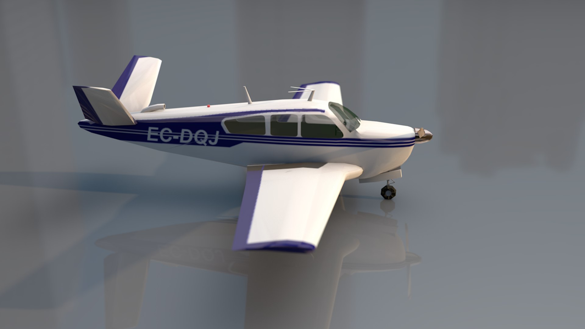 3D Model Beechcraft Bonanza Aircraft - TurboSquid 1478424