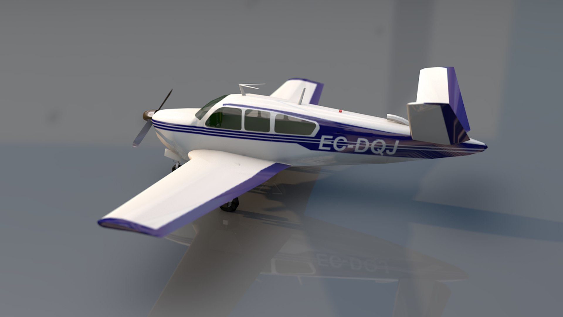 3D Model Beechcraft Bonanza Aircraft - TurboSquid 1478424